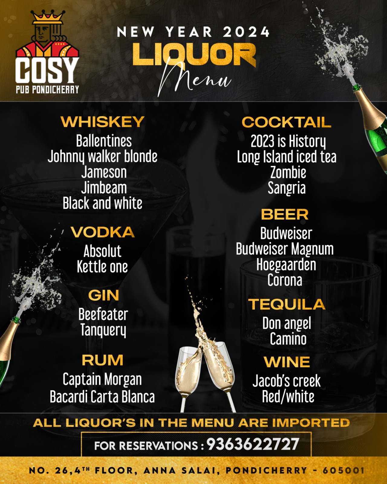 Cosy Resto Pub Pondicherry – Best Night Life Dj Party In Pondicherry