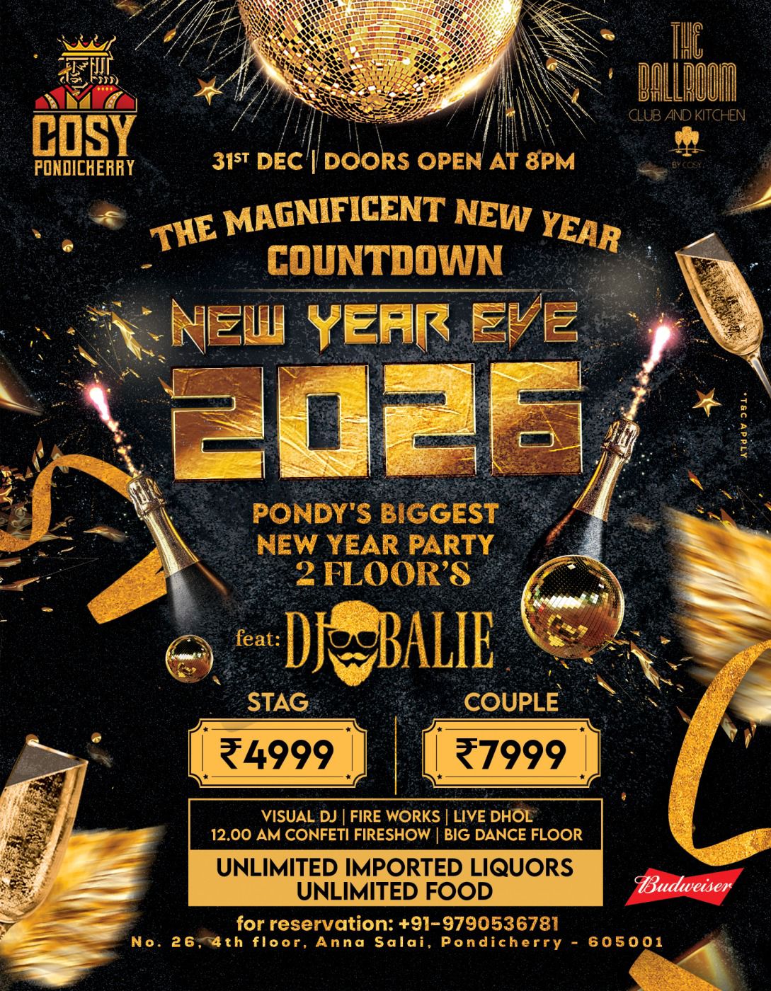 Cosy Resto Pub Pondicherry – Best Night Life Dj Party In Pondicherry